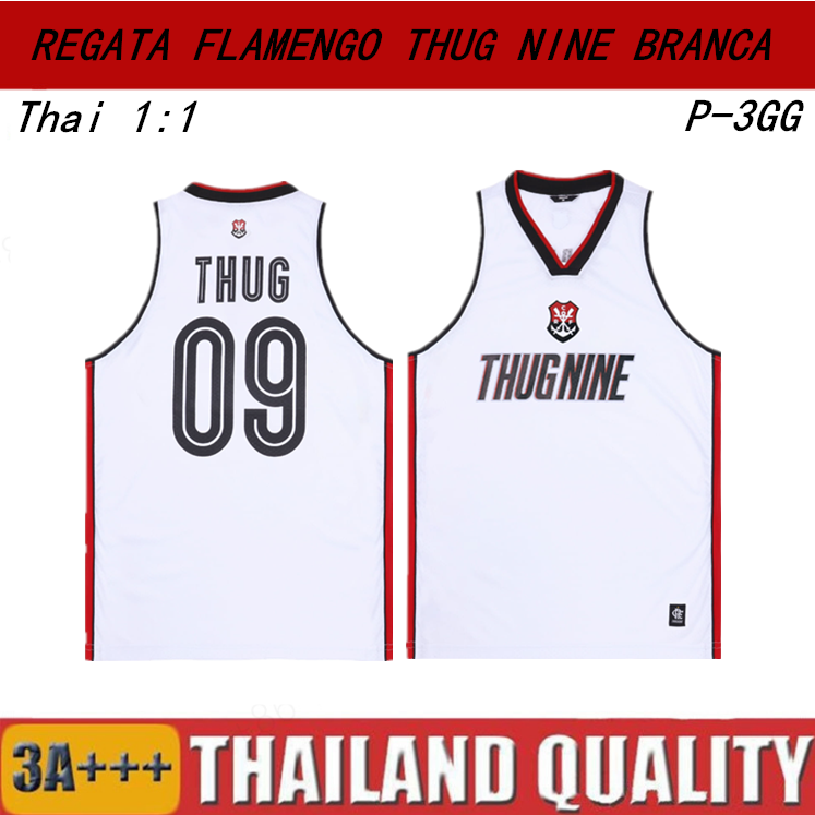 REGATA FLMG THUG NINE BRANCA | Shopee Brasil