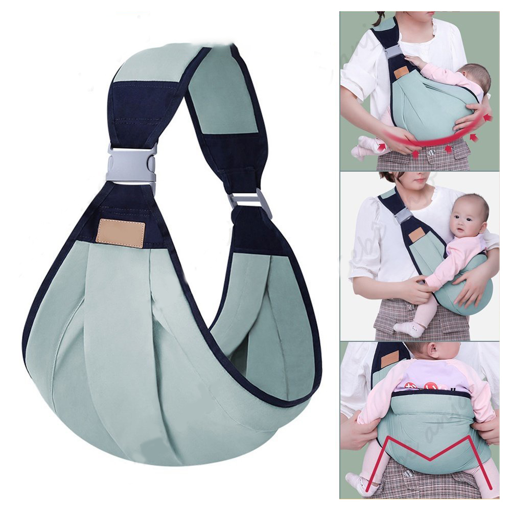 Porta-Bebês Sling Para De 0 A 3 Anos Ajustável Meio Embrulhado Quad ...