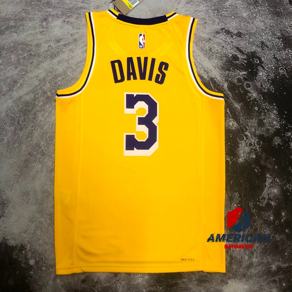 Masculino Camiseta 2023nba Los Angeles Lakers Jersey 3 Anthony Davis ...