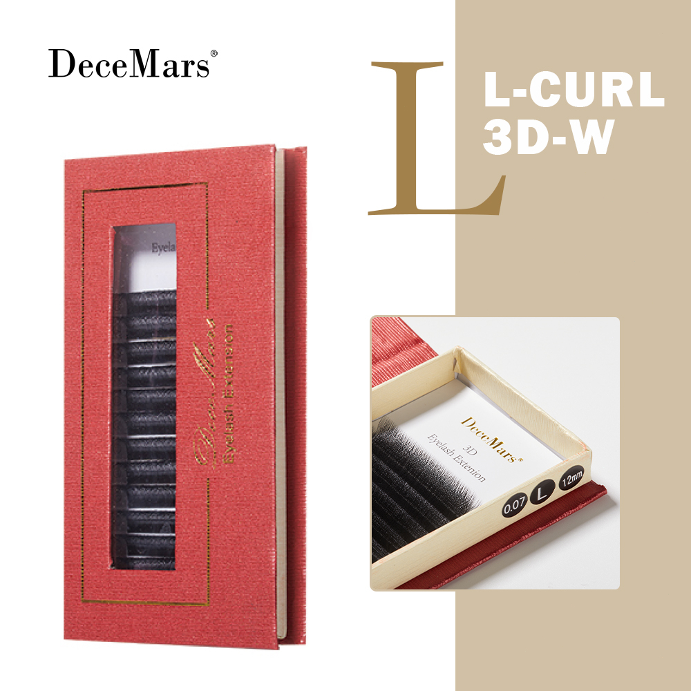 DeceMars L-wave 3D Extensão De Cílios 12 Linhas | Shopee Brasil
