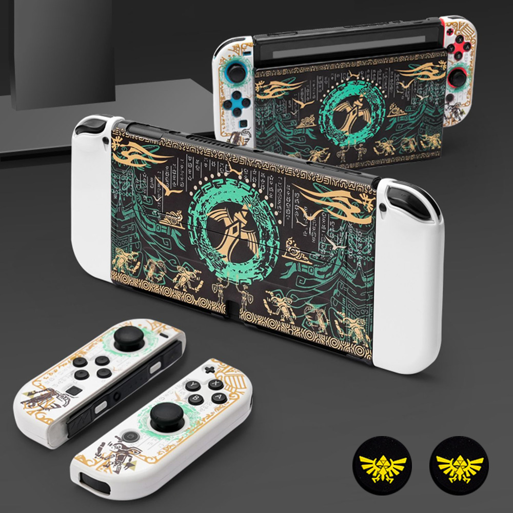 2022 Novo Para Nintendo Switch/OLED Console Capa Protetora Dura PC NS Dock White | Shopee Brasil