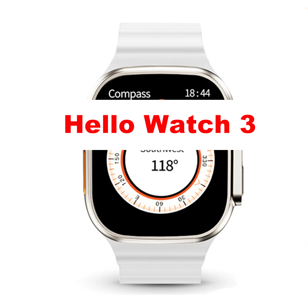 Relógio Inteligente Hello Watch 3 plus AMOLED Homens Smart H11 Ultra ...