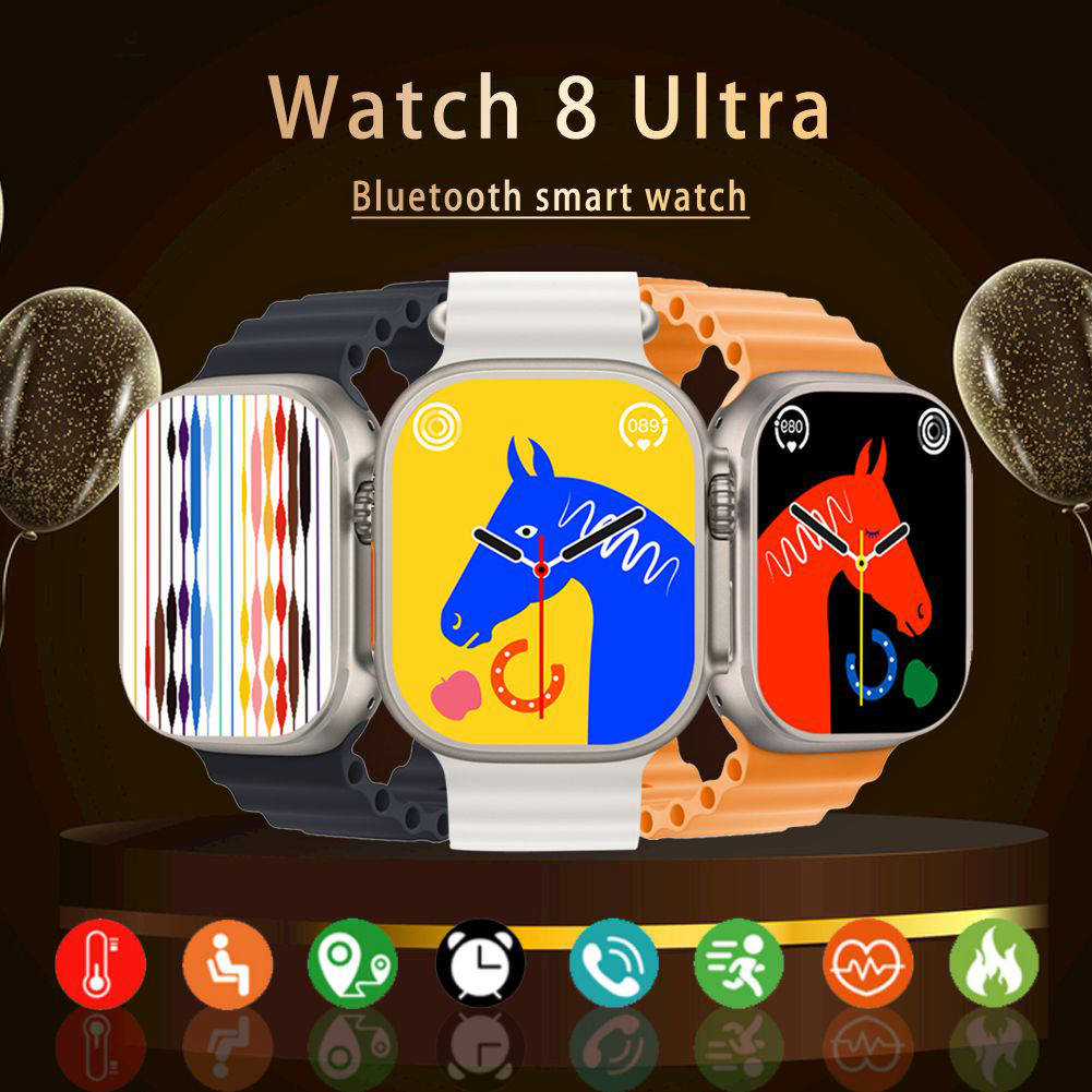 Newest SmartWatch 49mm GS8+ Ultra Mini Smart Series 2.02Inch 8 Siri NFC ...