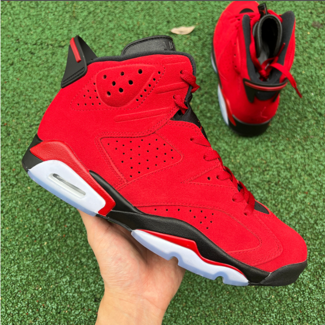 red bull ct8529-600 n-i-k-e air jordan 6 retro " toro " Grande Touro ...
