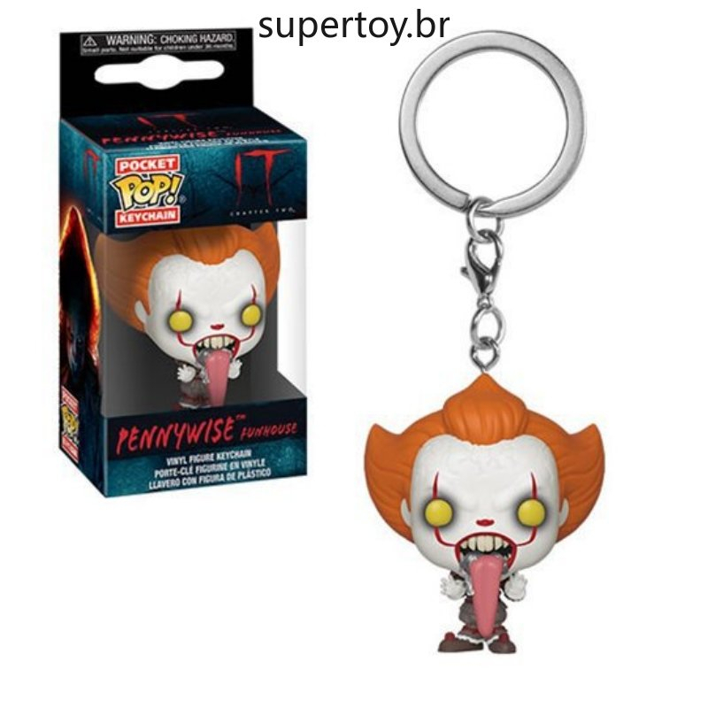 Funko Pop Keychain Chaveiro Horror It Pennywise Scream Ghostface Chucky ...
