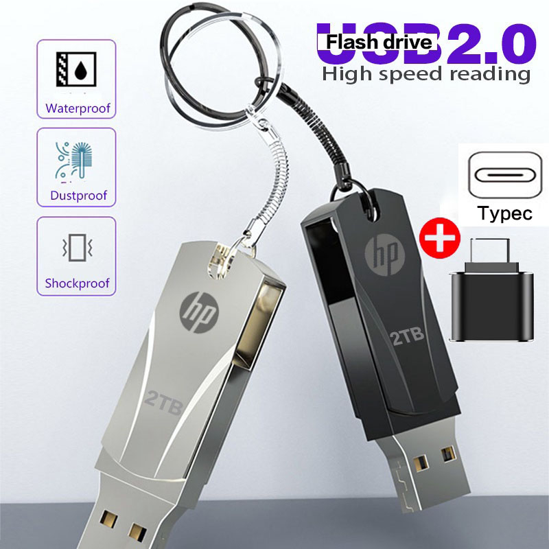 Flash Drive HP 1TB/2TB pen drive USB 2.0 pendrive high speed U disk ...