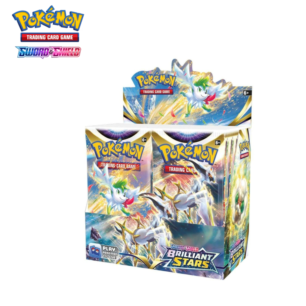 360 Pokemon Card Sword & Shield Brilhantes Estrelas TCG | Shopee Brasil