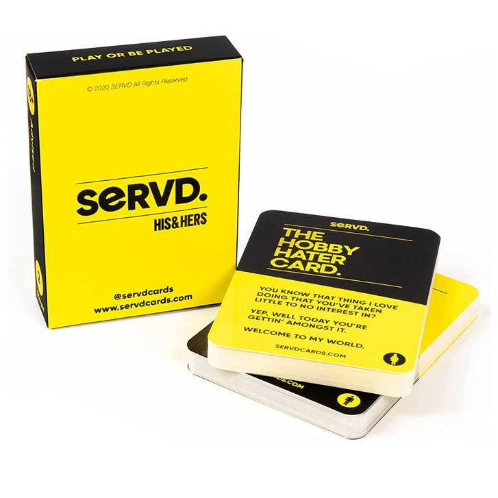 Card Game SERVD. The Hilarious Real-Life Couples Card Game Funny ...