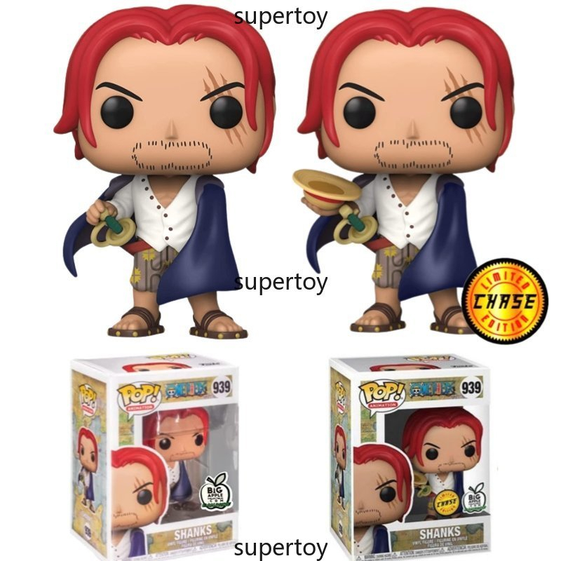 Funko Pop ! One Piece Shanks (Exclusivo Maçã Grande) 939 Figura De Ação ...