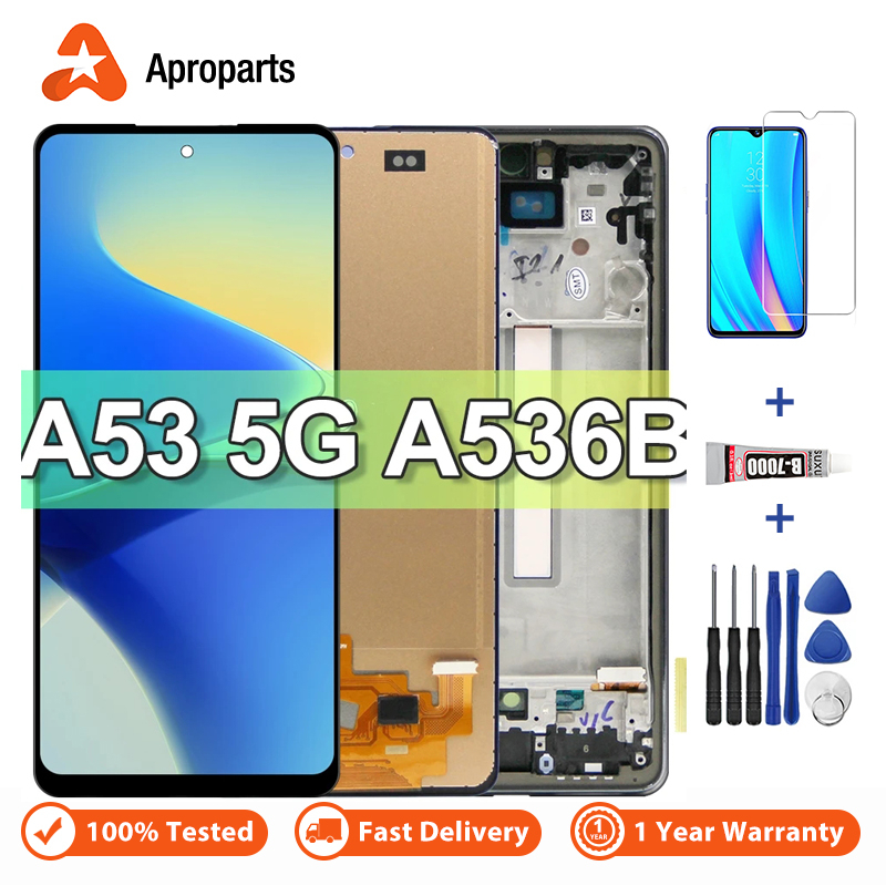 Display Para Samsung Galaxy A53 5G A536 A536B A536U LCD Tela De Toque ...