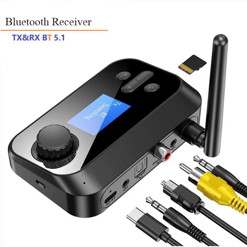 Novo Transmissor De Áudio 6 Em 1 De Longo Alcance Bluetooth 5.1 ...