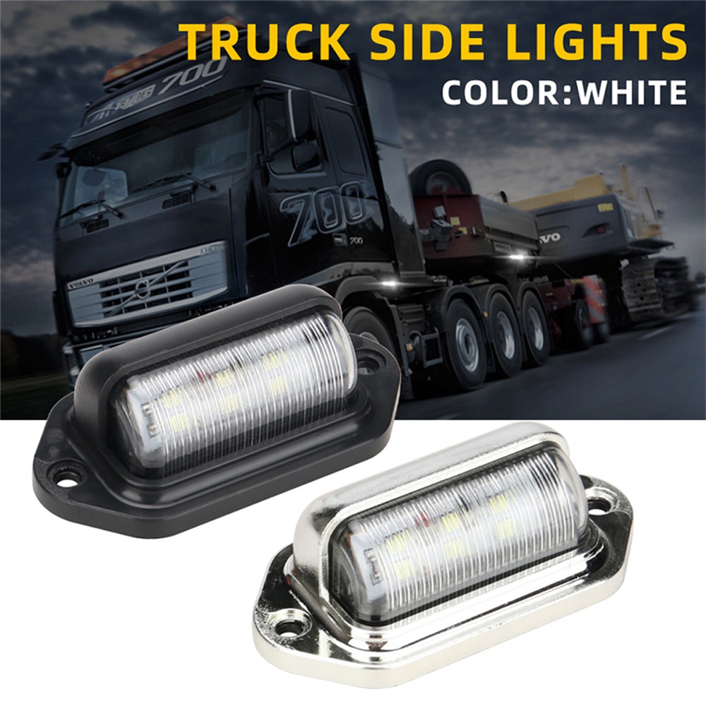 6 Luzes LED De Placa De Carro Para Caminhão RV Trailer Van Universal ...