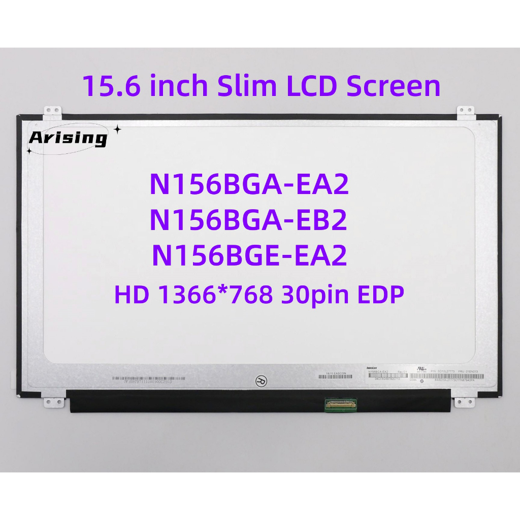 Tela LCD Fina Para Laptop De 15.6 " N156BGA-EA2 fit EB2 N156BGE B156XTN07.0 B156XTN07.1 E31 E41 ...