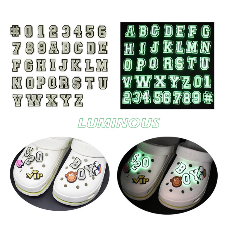 Alfabeto Luminoso cro Charme DIY jibz Letras Fluorescentes PVC deco ...