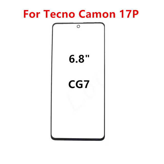 Tela Frontal Para Tecno Pova 2 Camon 17P Pro CG7 18 CH6 18P CH7 Painel ...