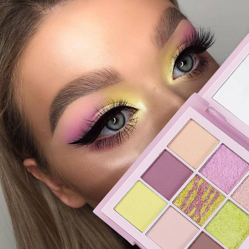 Novo Produto Sombra Para Os Olhos 9 Grid Eyeshadow Paleta Perolada ...