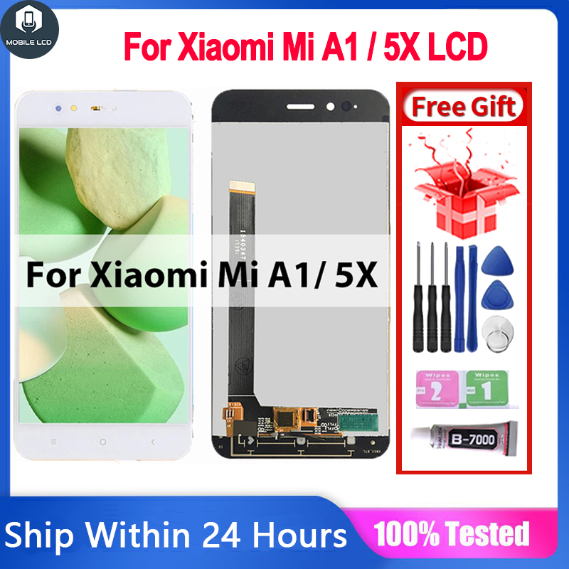 Compatível Com LCD Original Para Xiaomi Mi A1 5X Tela Display Touch ...