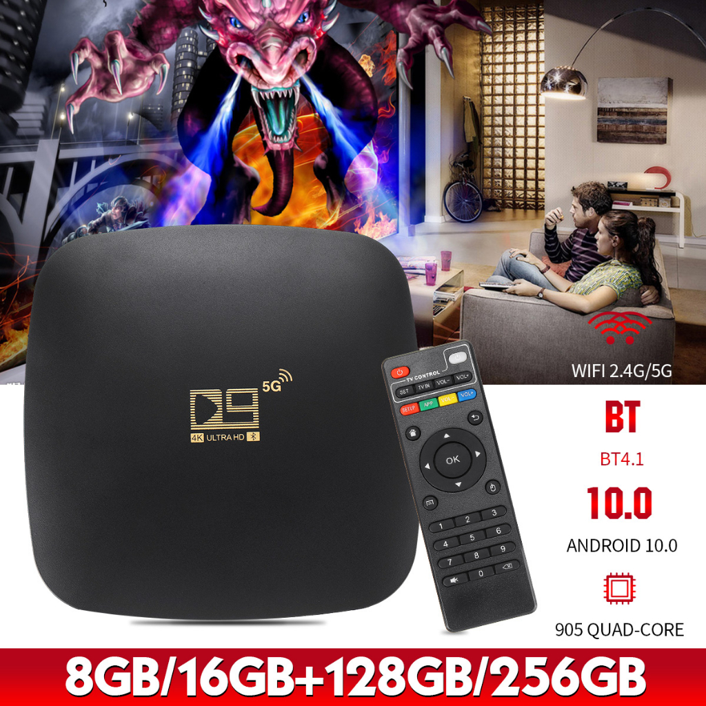 D9 TV Amlogic S905 Smart 4k Android 10 HD Reprodutor De Internet ...