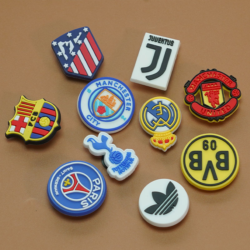 Shoe Decoration for Croc Pins Colorfully Football League Shoe Charms ...