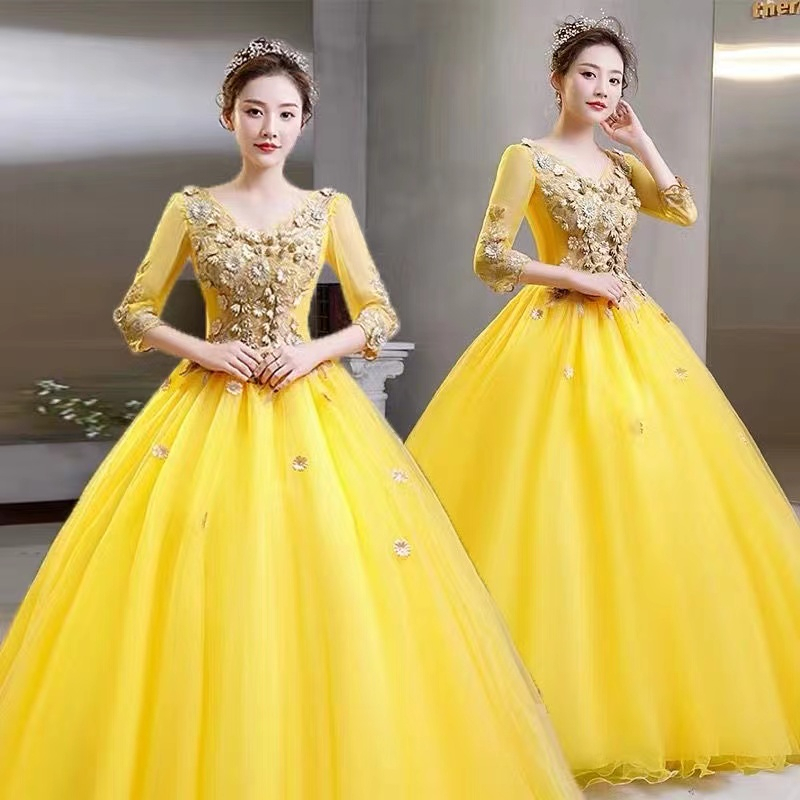 Novo Vestido Noturno Longo Feminino Plus Tamanho Formal E Elegante ...