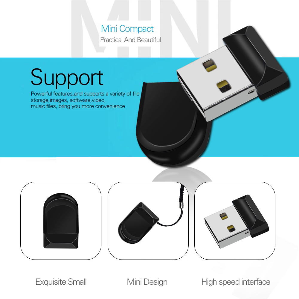 Super Mini USB Flash Drive 2TB 128GB 64GB Waterproof Pen 32GB 16GB 8GB ...