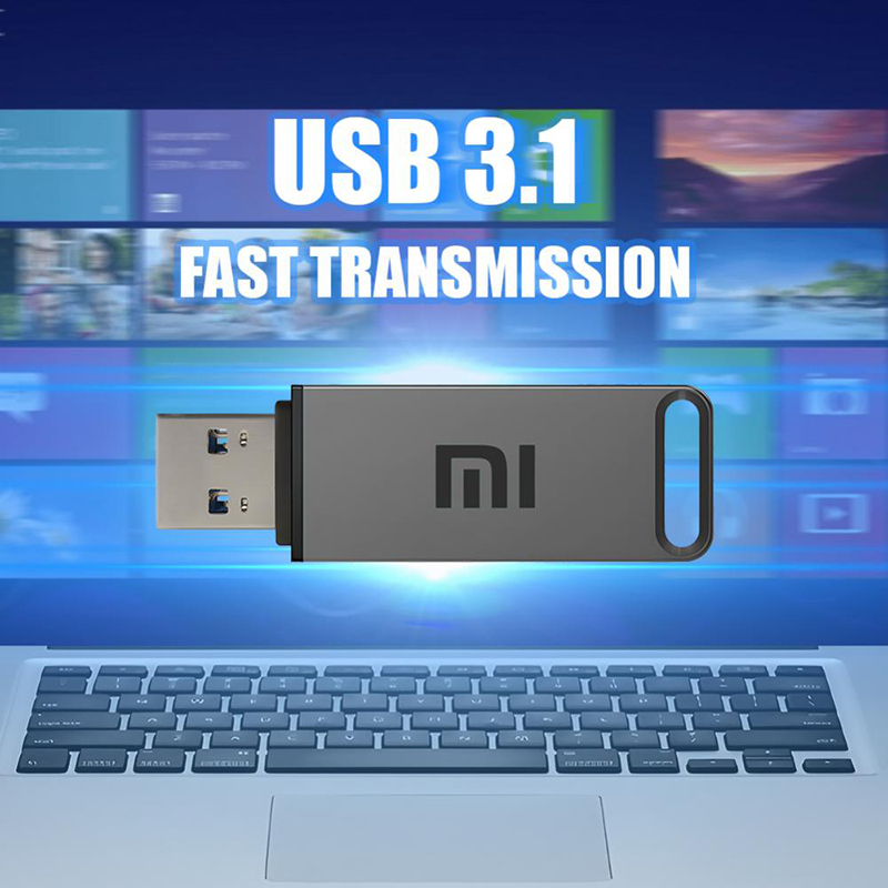 XIAOMI Usb 3.1 Flash Drive 1TB 2TB Pen De Alta Velocidade 1TB Metálico ...