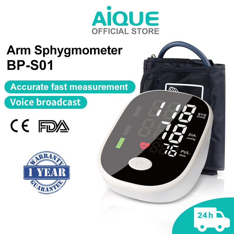 Monitor De Pressão Arterial De Braço Elétrico Digital De Alta BP ...