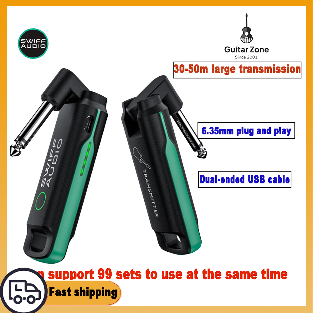 SWIFF WS-70 Transmissor De Guitarra UHF Receptor Mini Sistema Digital ...