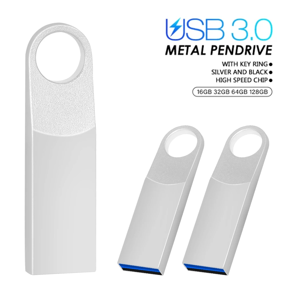 Unidade Flash USB 3.0 De Alta Velocidade 2TB 128GB 64GB 32GB 16GB Cle ...