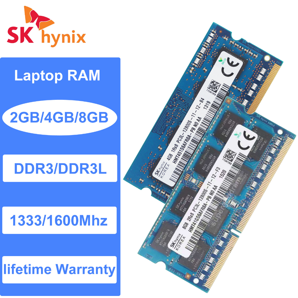SK Hynix 4GB 8GB DDR3L/DDR3 1333Mhz 1600Mhz 204Pin SODIMM Memória Para Notebook RAM | Shopee Brasil