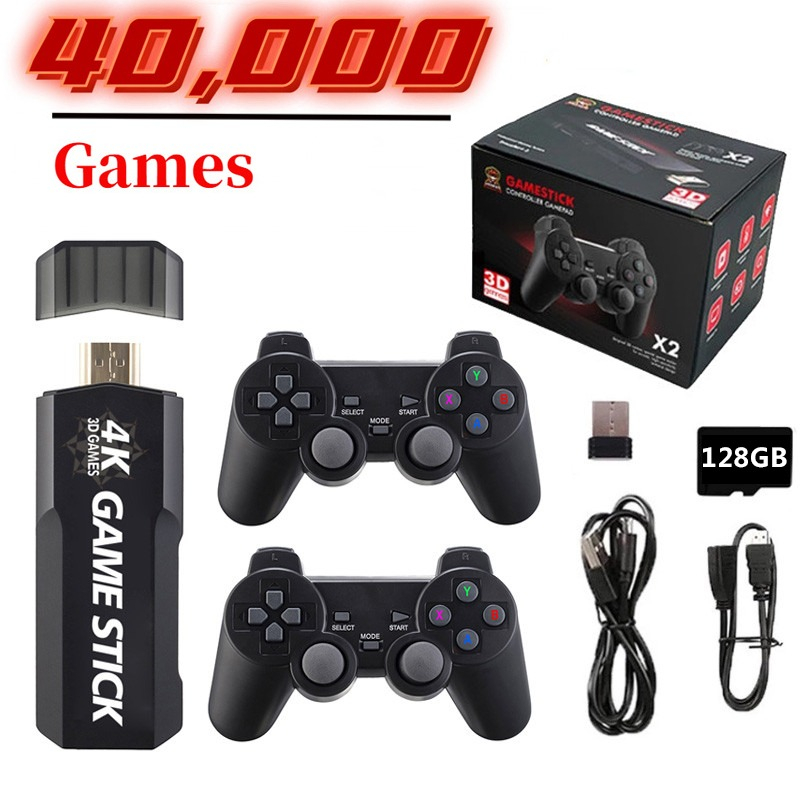 2023 HD Game Console gd10 Game Stick 128gb 4K 10000 Game 128GB 2.4G ...