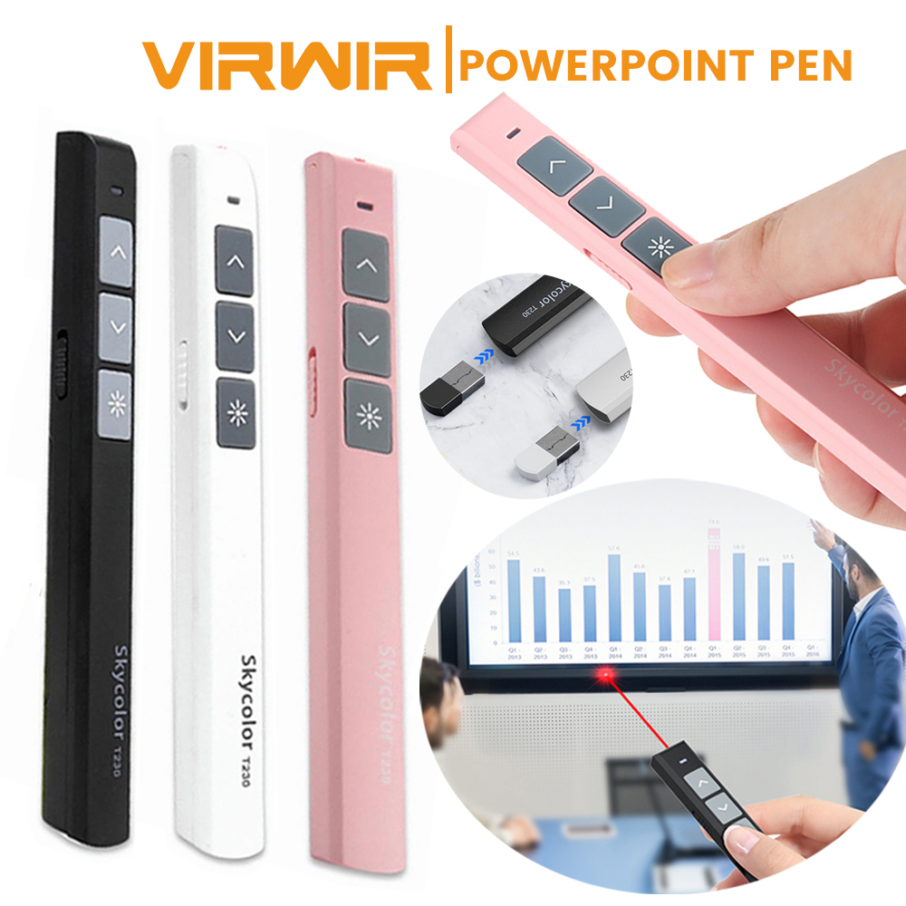 USB Powerpoint Caneta Laser Apresentador Slide Power Point Controle Sem ...