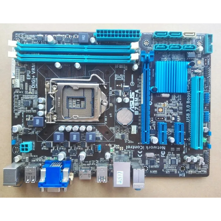 B75M-PLUS Placa-Mãe De Mesa B75 Soquete LGA 1155 I3/5/7 DDR3 32G MATX UEFI BIOS Original Usado ...
