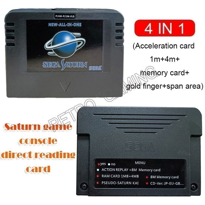 Original Tudo Em Um SEGA SATURN SD Card Pseudo KAI Games Vídeo Usado ...