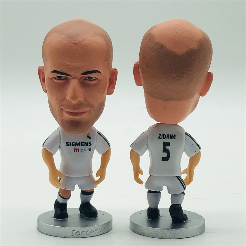 Soccerwe Figuras De Estrela De Futebol Real Madrid Jogador Zinedine ...