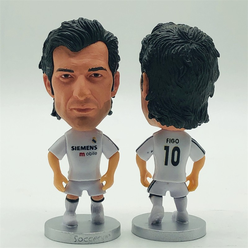 Bonecos De Futebol Soccerwe Real Madrid Player 10 # Luis Figo Figuras ...