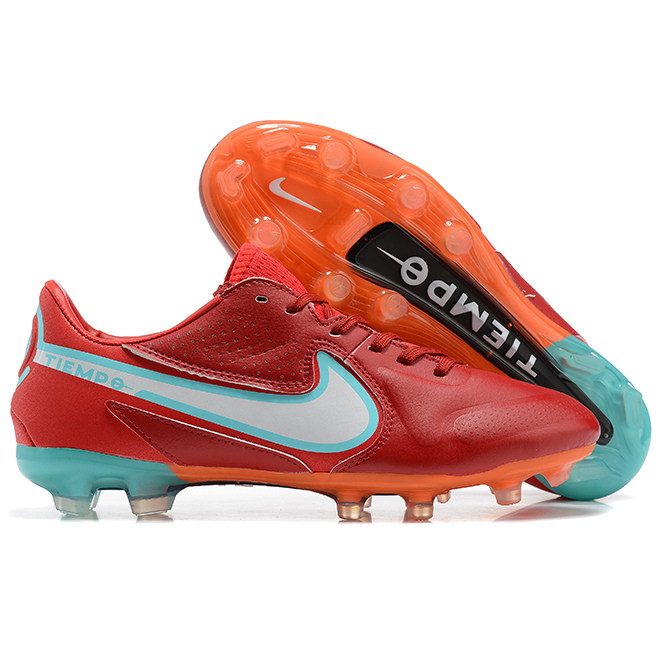 NkTiempo Legenda 9FG Botas De Futebol De Couro Masculino | Shopee Brasil