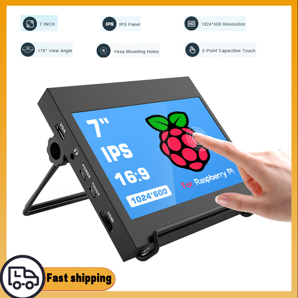 Tela Sensível Ao Toque Capacitiva IPS De 7 Polegadas Raspberry Pi 300cd ...