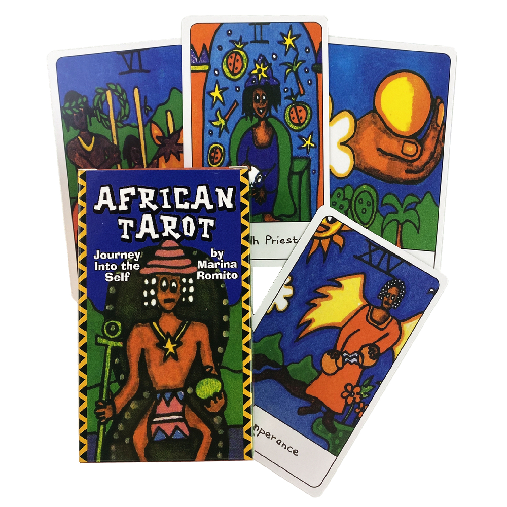 African Tarot Card Prophecy Divination Deck Family Party Board Game ...