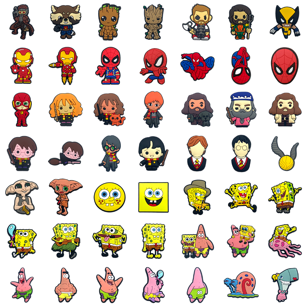 Jibbit Para Croc Cartoon Anime Shoe Charms 49 Estilo de Decoração De ...