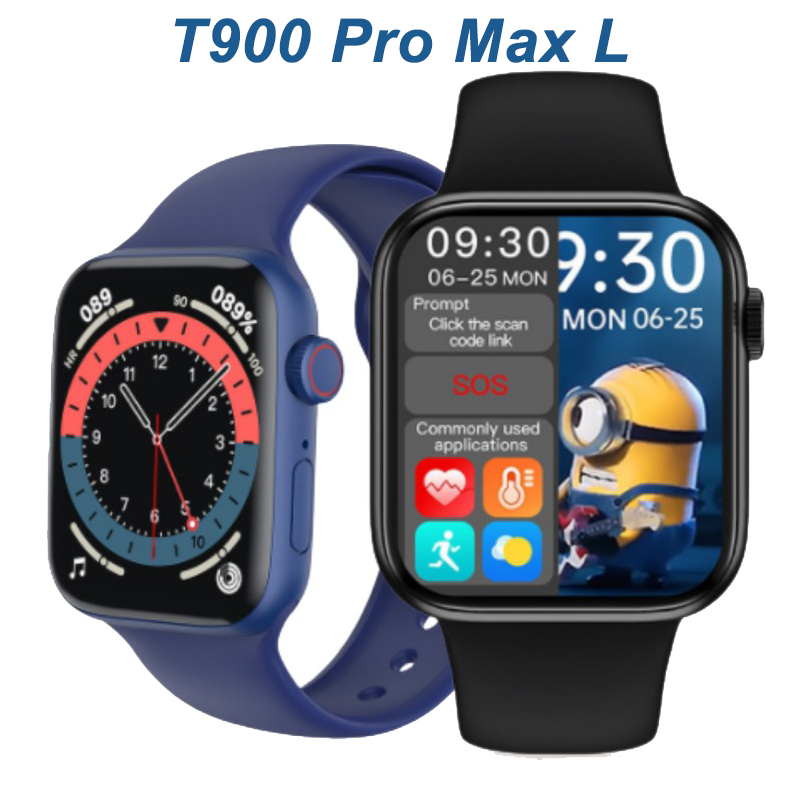 Original Smartwatch T900 Pro Max L Watch 9 relógio inteligente 1.93 ...