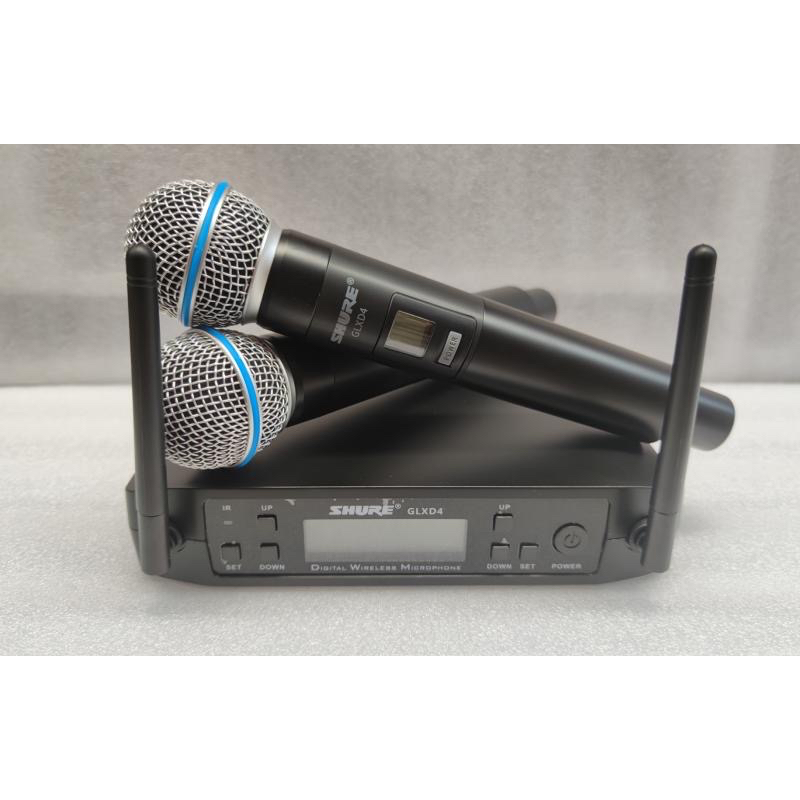 Shure SHURE GLXD4 One para dois microfones sem fio Stage FM ...