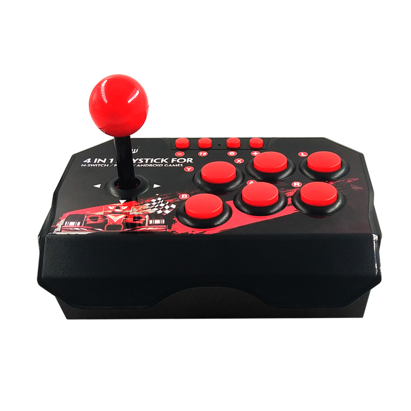 4 Em 1 Usb Rocker Game Controller Arcade Joystick Gamepad Street Fighting Stick Para Ps3 Pc