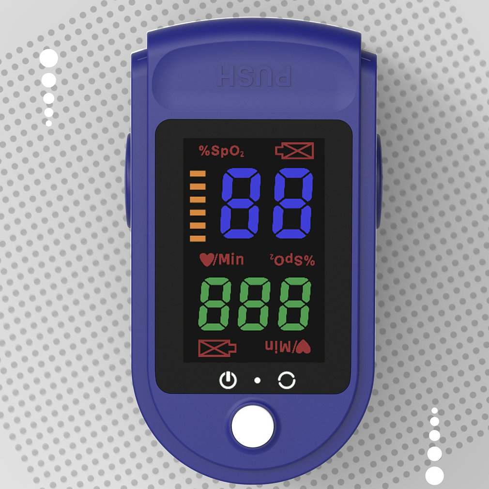 Oxímetro Monitor Portátil De Saturação De Oxigênio No Sangue Por Pulso ...