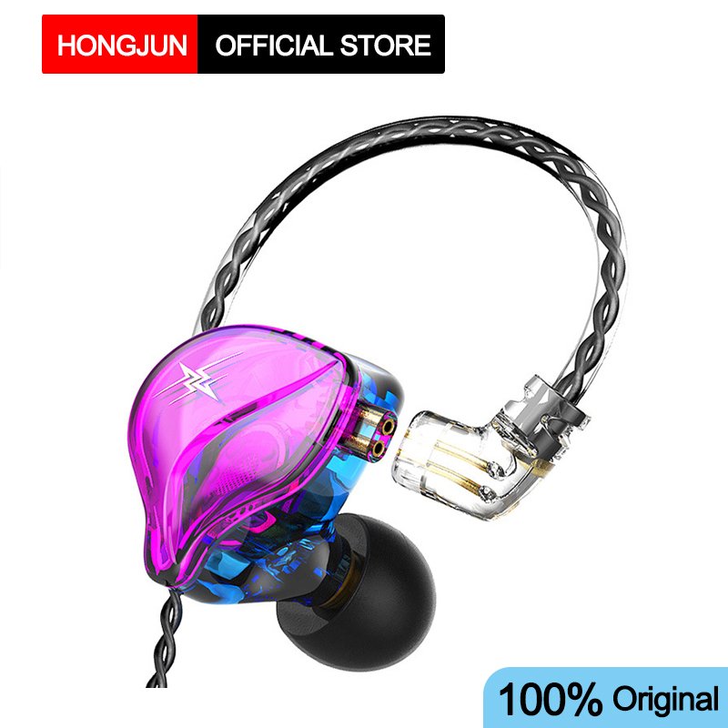 ZXT Em Fones De Ouvido 1 Dinâmicos HiFi Bass Earbuds In Ear Monitor Com ...