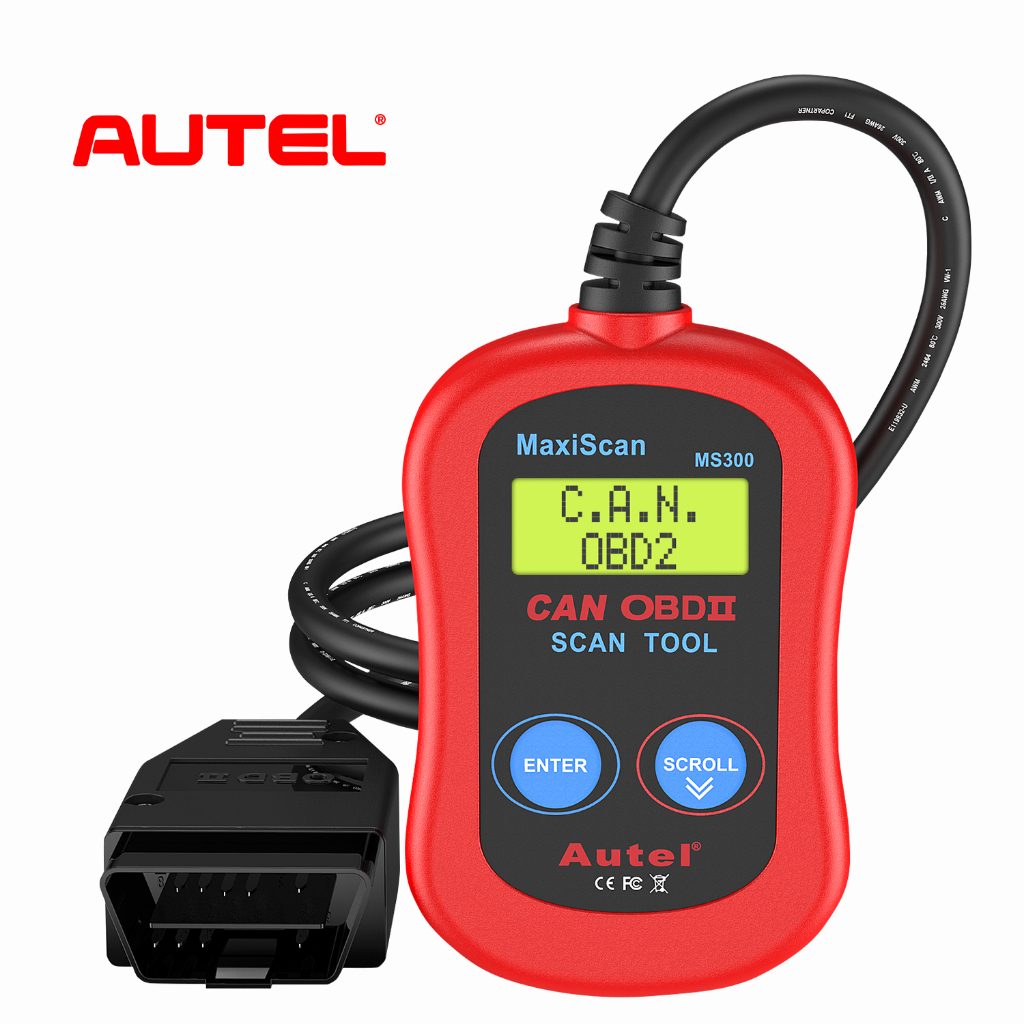 Autel MS300 Leitor Universal OBD2 Scanner Car Code Reader , Leitura E Apagamento De Códigos De ...