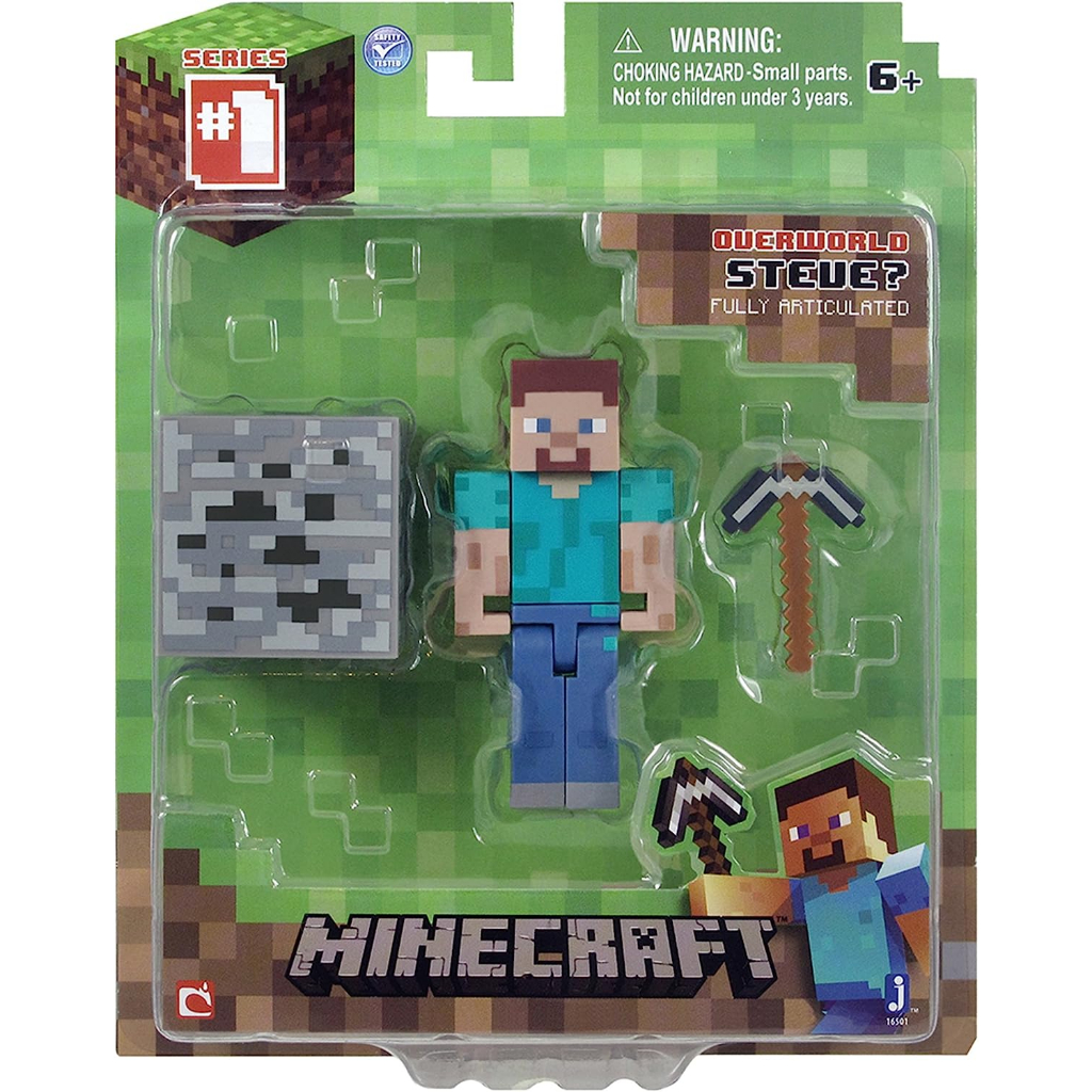 Minecraft Core Steve Figure Pack Minecraft Core Steve Pacote De Figuras ...