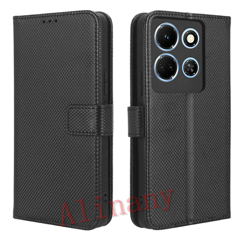Infinix Note 30 4G/5G Case Flip PU Couro Carteira Slot Para Cartão Capa ...