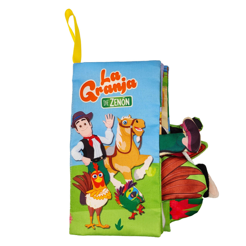 La Granja De Zenon Kids Cloth Book , Kawaii Animal Tear-Free Brinquedos ...