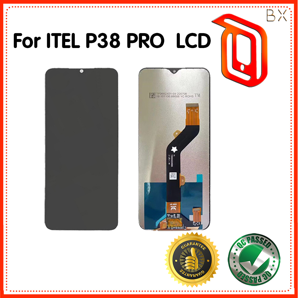 Para ITEL P38 PRO P682L Montagem Do Digitalizador De Tela LCD Com ...